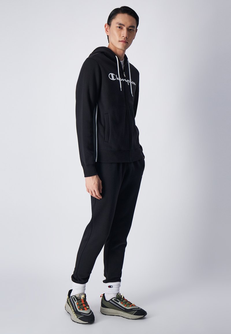 Champion HOODED FULL ZIP SWEATSUIT - Survêtement - black/noir - ZALANDO.FR