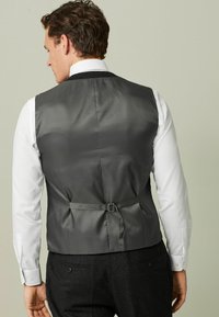 Next NOVA FIDES ITALIAN FABRIC TEXTURED - Weste - black/schwarz - Zalando