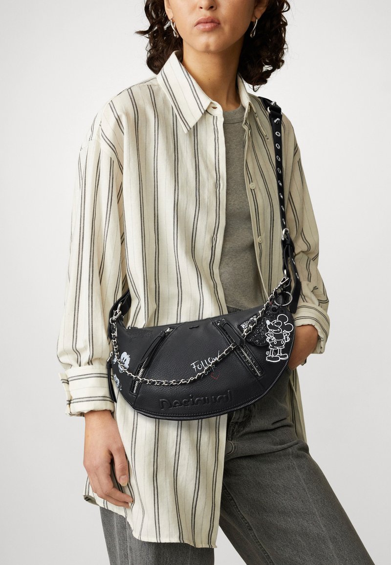 Desigual MICKEY ROCK KUWAIT MINI - Handbag - black - Zalando.co.uk