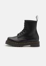 Dr. Martens 1460 BEX SQUARED UNISEX - Enkellaarsjes met plateauzool - black/zwart - Zalando.be