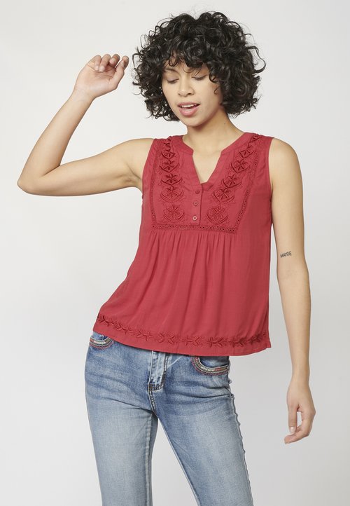 Maze SALLY - Leren jas - red/rood - Zalando.be