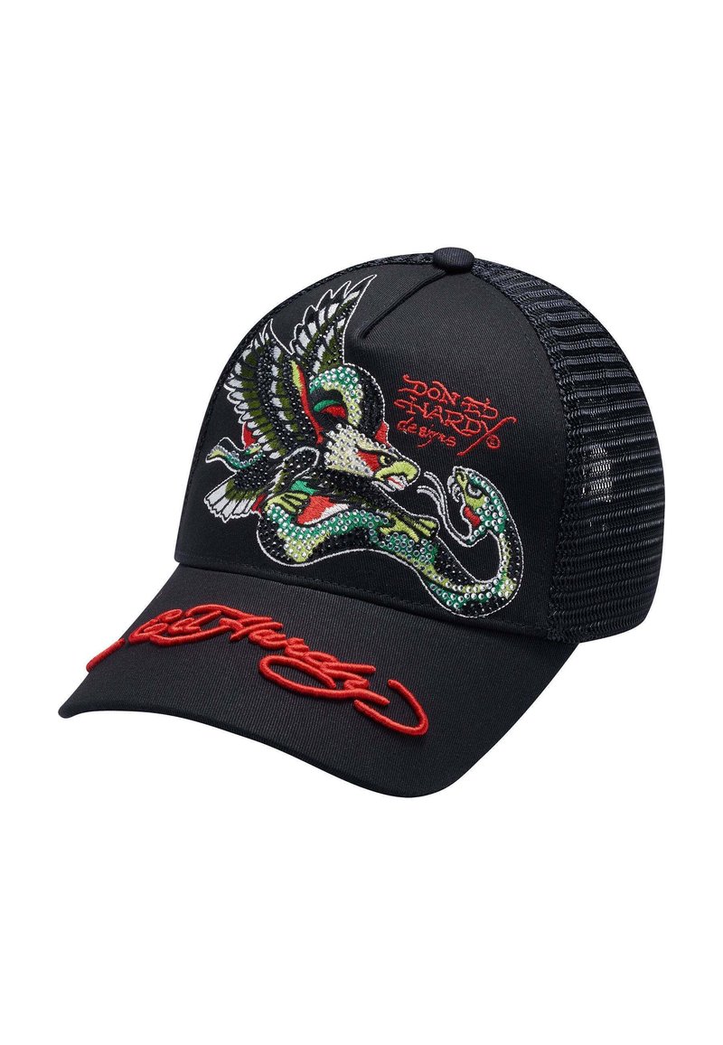 Ed Hardy EAGLE-SNAKE TWILL - Cap - black black/black - Zalando.ie