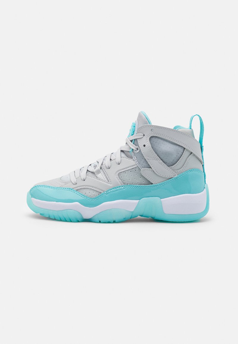Jordan JUMPMAN TWO TREY - Vysoké tenisky - neutral grey/bleached aqua ...