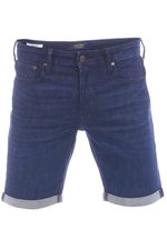 Jack & Jones JIRICK - Jeansshort - blue denim/donkerblauw - Zalando.nl