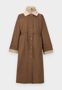 YAS MALOMA COAT - Classic coat - shitake/oatmilk/brown - Zalando