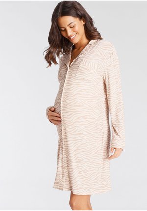 Premamy Camicia da notte - bianco fantasia cuori grigio/bianco - Zalando.it