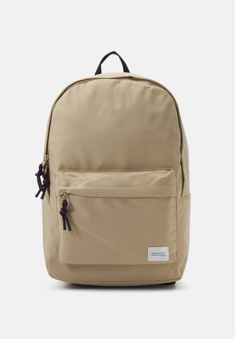 GANT ESSENTIAL BACKPACK UNISEX - Rucksack - dark khaki/beige - Zalando.co.uk