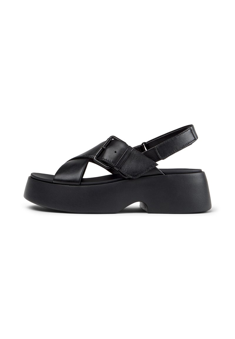 Camper TASHA - Plateausandalette - schwarz - Zalando