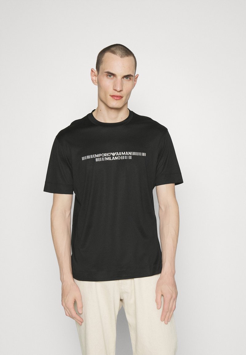 Emporio Armani T-shirt con stampa - black logo/nero - Zalando.it