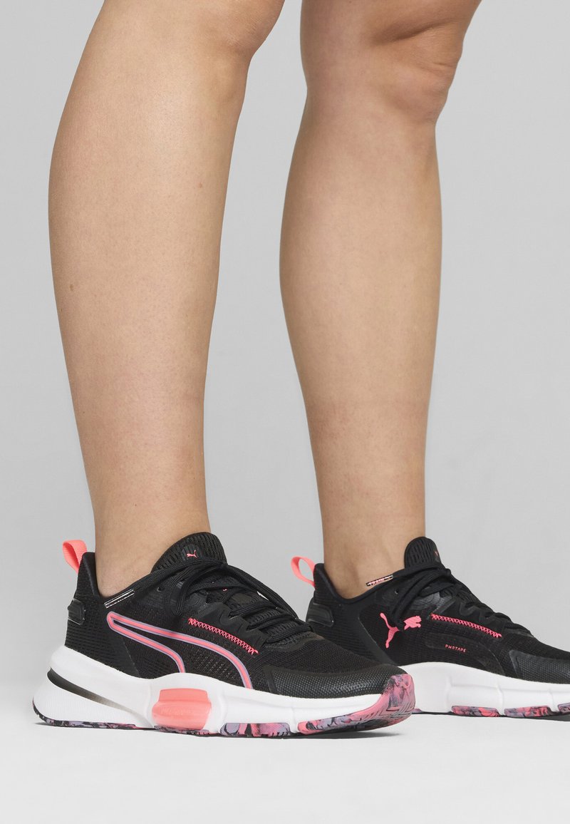 Puma Training shoe - black sunset glow/black - Zalando