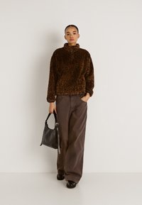 Levi's® GEMMA ZIP - Polárpulóver - annessa/anthracite night/fekete ...