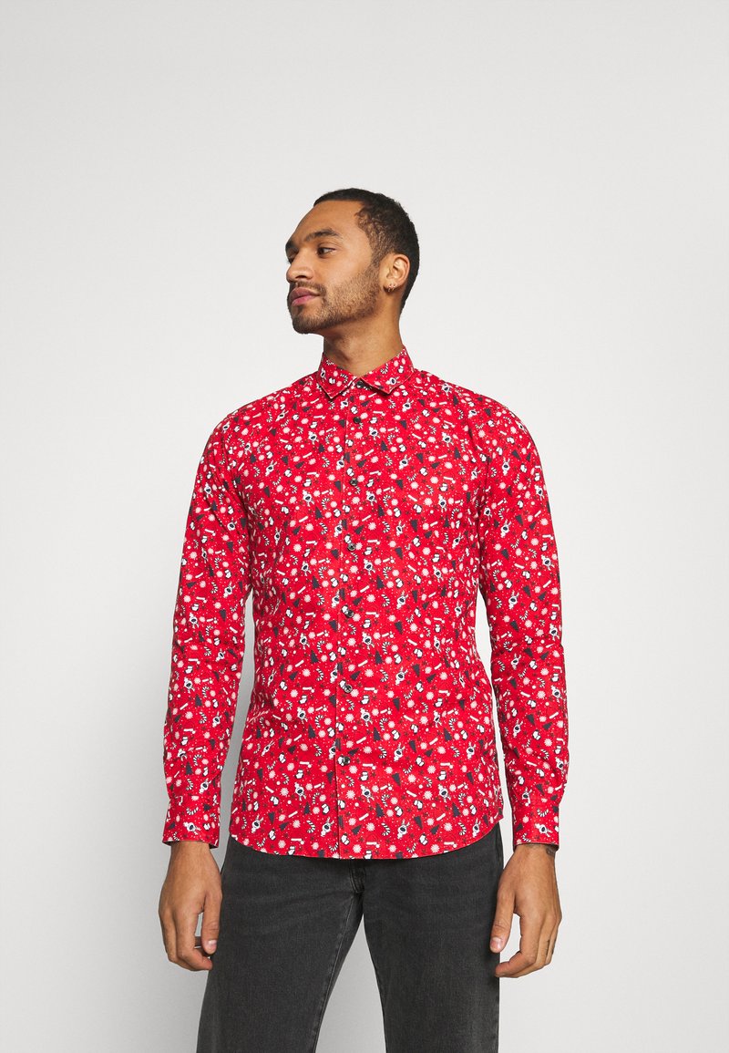 Only & Sons FUNNY - Shirt - pompeian red/red - Zalando.ie
