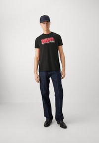 Diesel T-DIEGOR-K70 - Print T-shirt - black - Zalando.co.uk