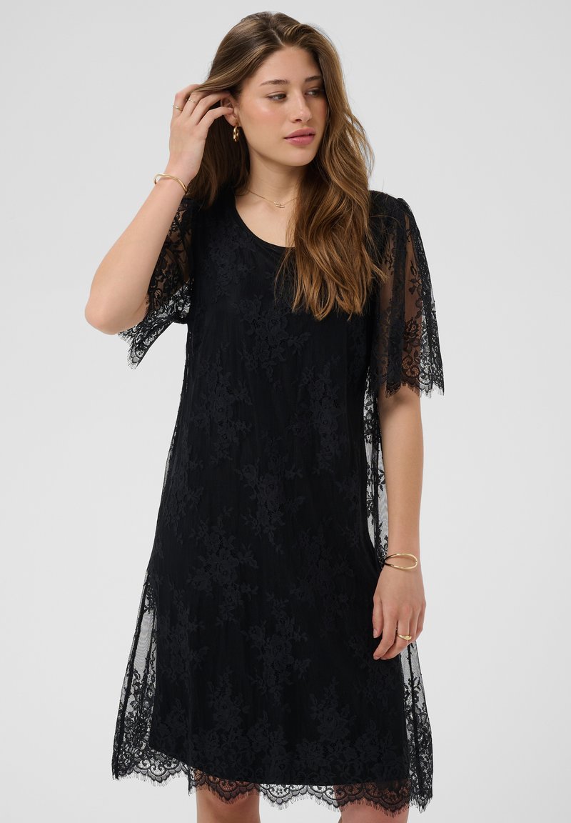 Cream CRMIRA SHORT DRESS - Dnevna obleka - pitch black/črna - Zalando.si
