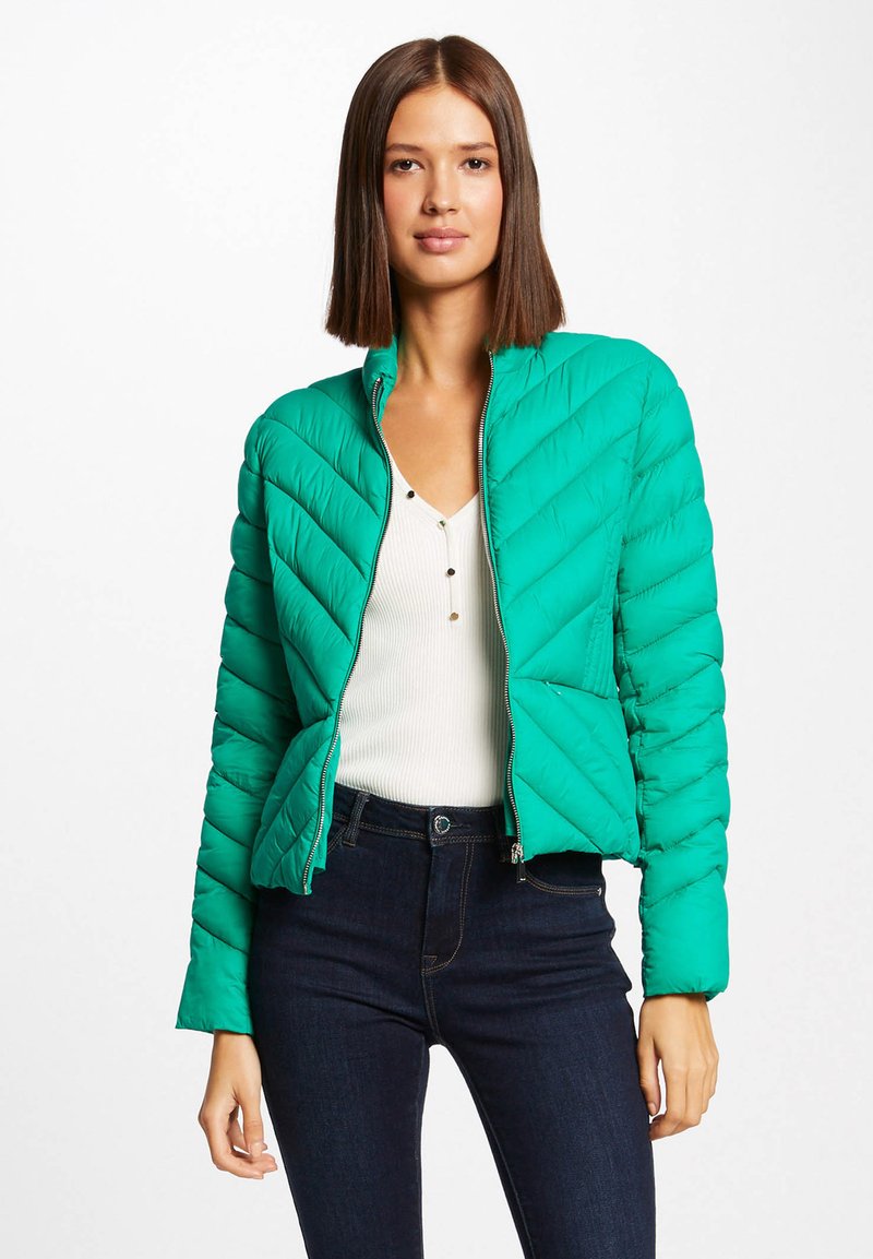 Morgan STRAIGHT - Winter jacket - mottled green - Zalando