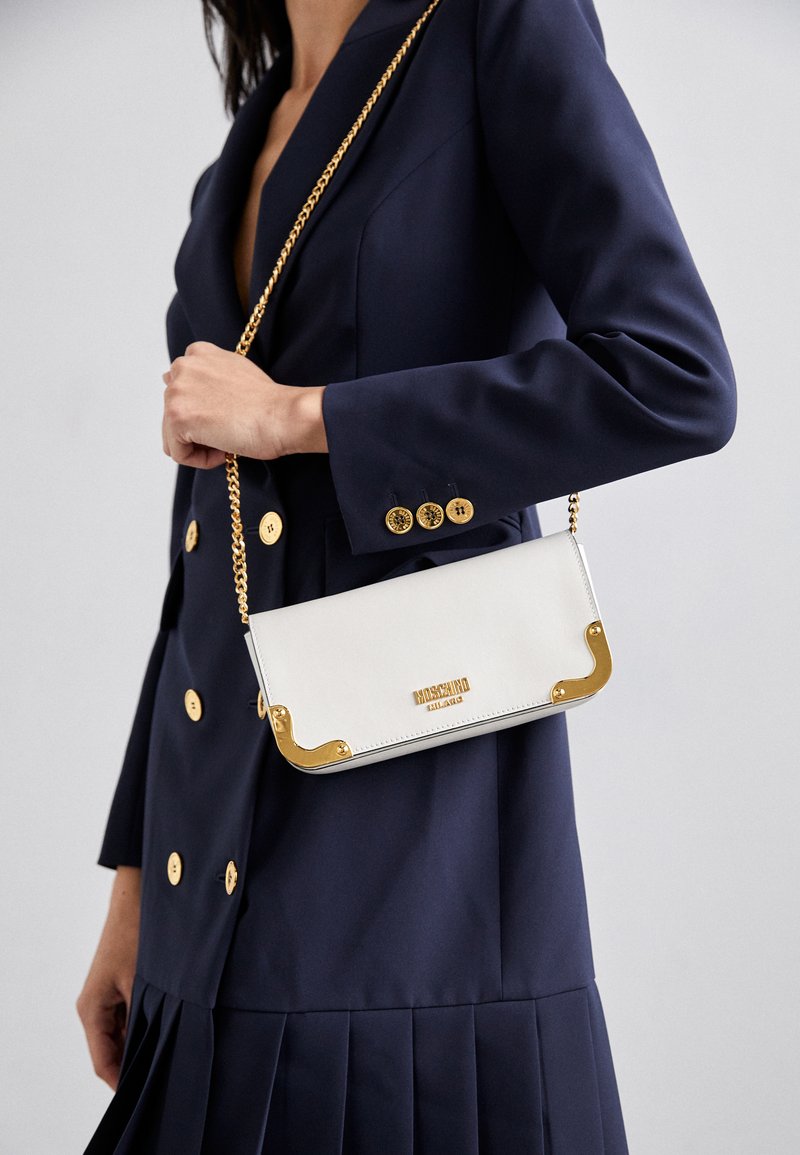 MOSCHINO CORNER - Across body bag - white - Zalando.co.uk