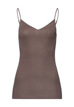 Hanro SPAGHETTI SEAMLESS - Undershirt - stonewash/taupe - Zalando