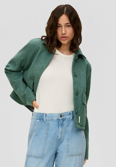 QS IM BOXY FIT - Sweater met rits - zartrosa/roze - Zalando.be