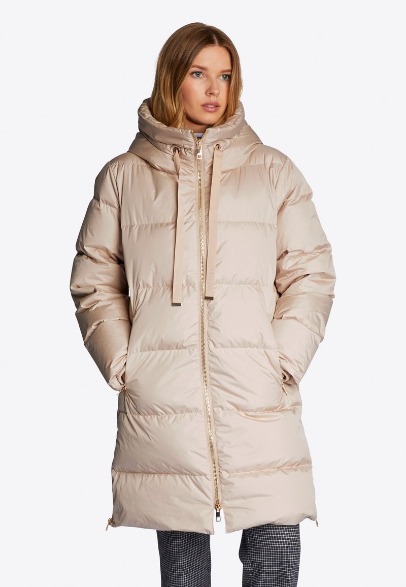 Rich & Royal STEPP MIT KAPUZE - Wintermantel - caffee latte/beige ...