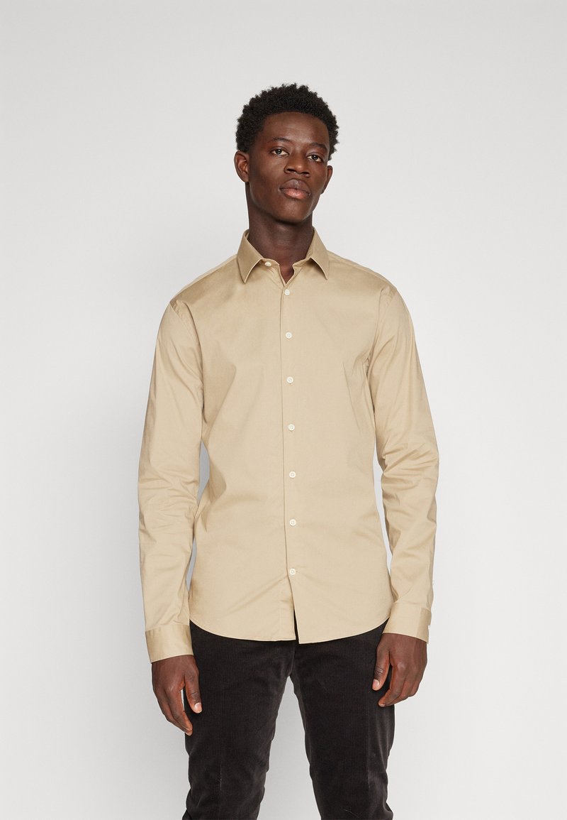Lindbergh PLAIN SHIRT - Formal shirt - sand - Zalando