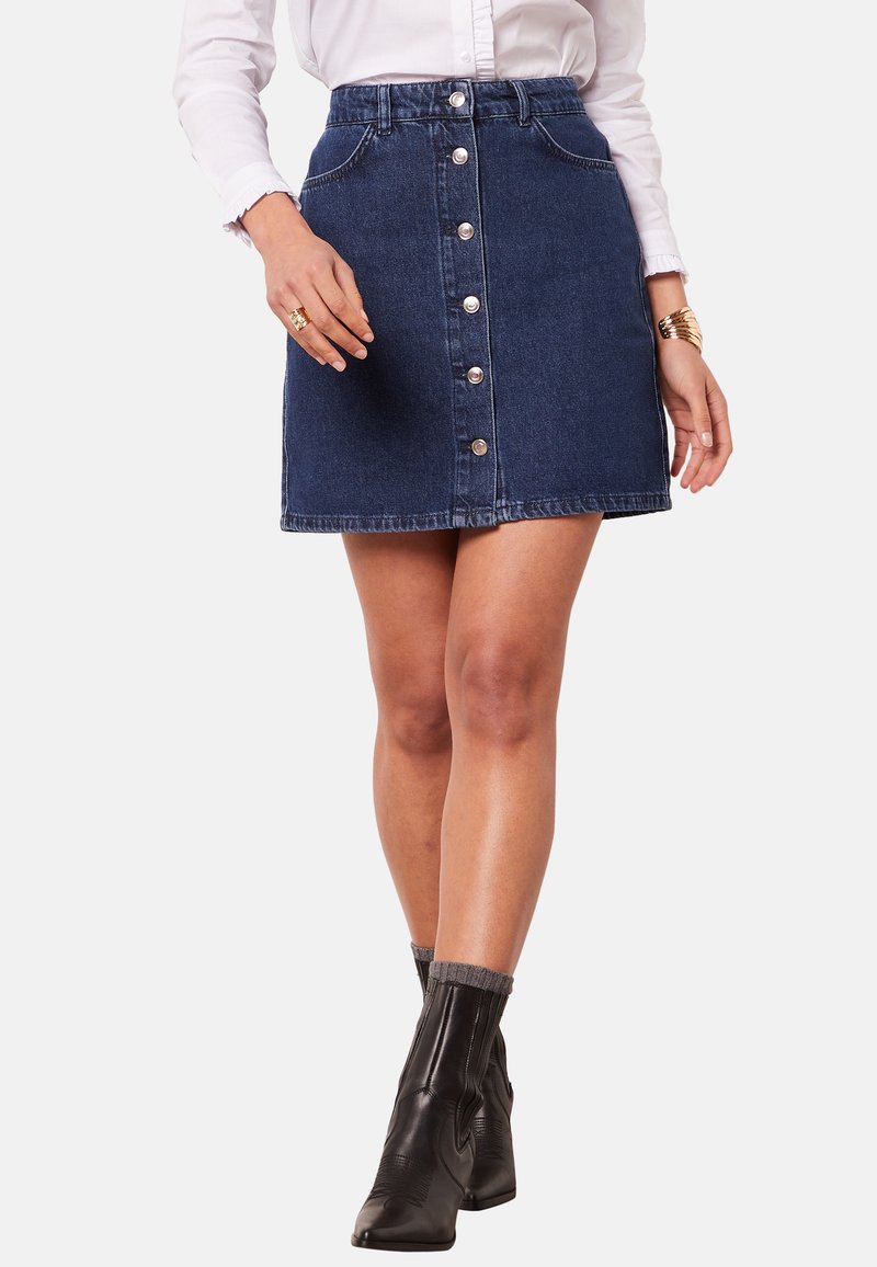 Etam DARAN - A-Linien-Rock - bleu/blau - Zalando.de
