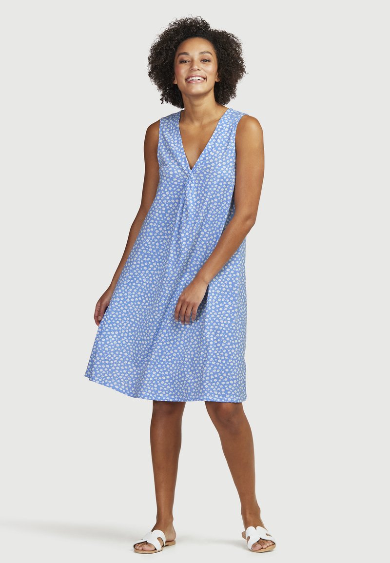 Cellbes of Sweden MARIA AOP - Jersey dress - blue floral/blue - Zalando.de