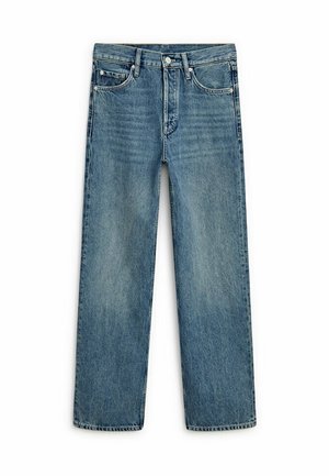 QS MEGAN ANKLE- REGULAR FIT HIGH RISE - Straight leg jeans - blau ...