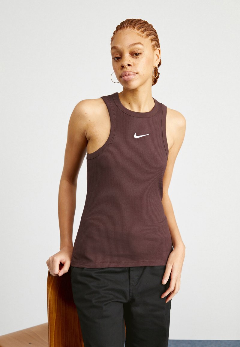 Nike Sportswear TREND TANK - Top - earth/brown - Zalando.co.uk