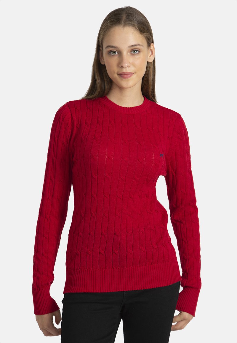 Williot HAIR BRAID - Jersey de punto - red/rojo - Zalando.es