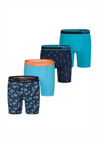 Happy Shorts LONG LEGS BOXER 4-PACK - Boxers - palms blue/bleu marine ...