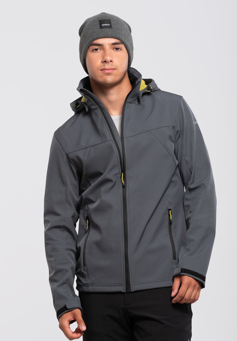 Icepeak BRIMFIELD - Chaqueta softshell - granit/gris oscuro - Zalando.es