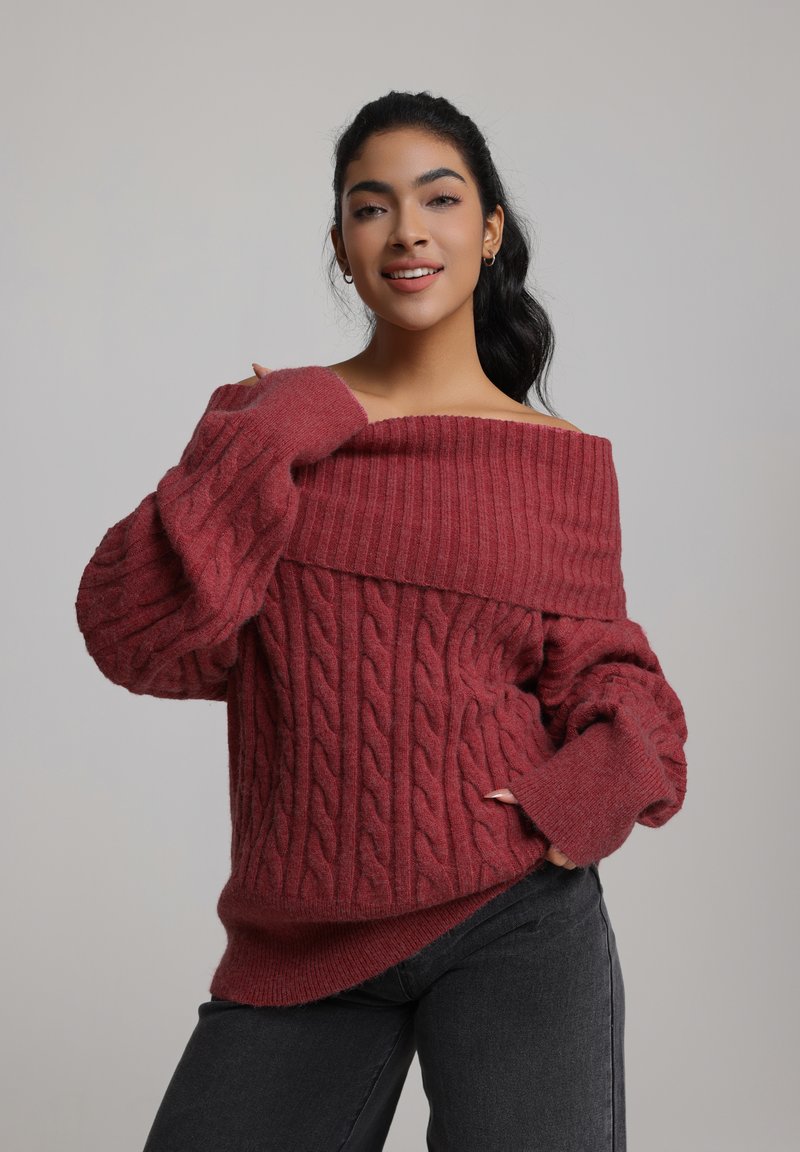 Even&Odd Pullover - red/rouge - ZALANDO.FR