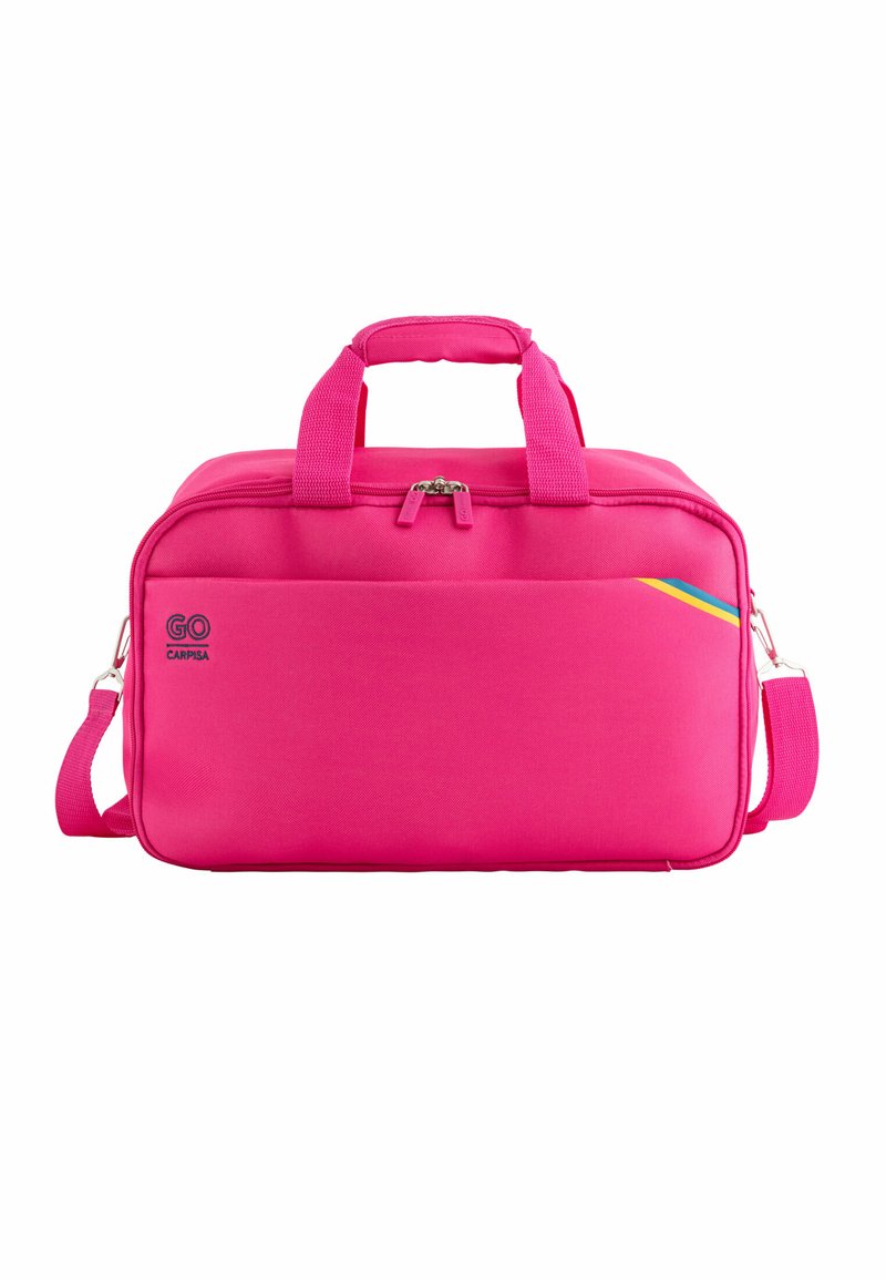 Carpisa SPLIT COLORS - Sac week-end - fuchsia-yellow-white/rose fluo ...