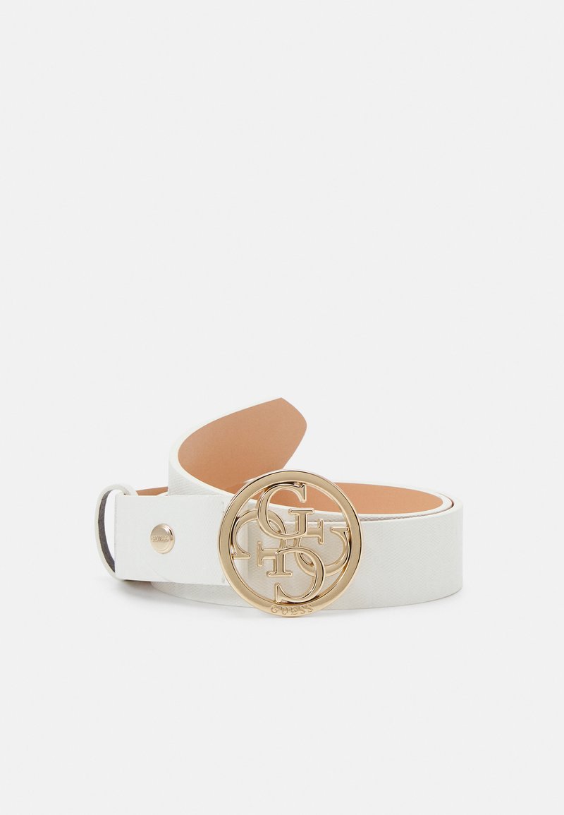 Guess JANIA ADJUSTABLE PANT BELT - Belt - white - Zalando