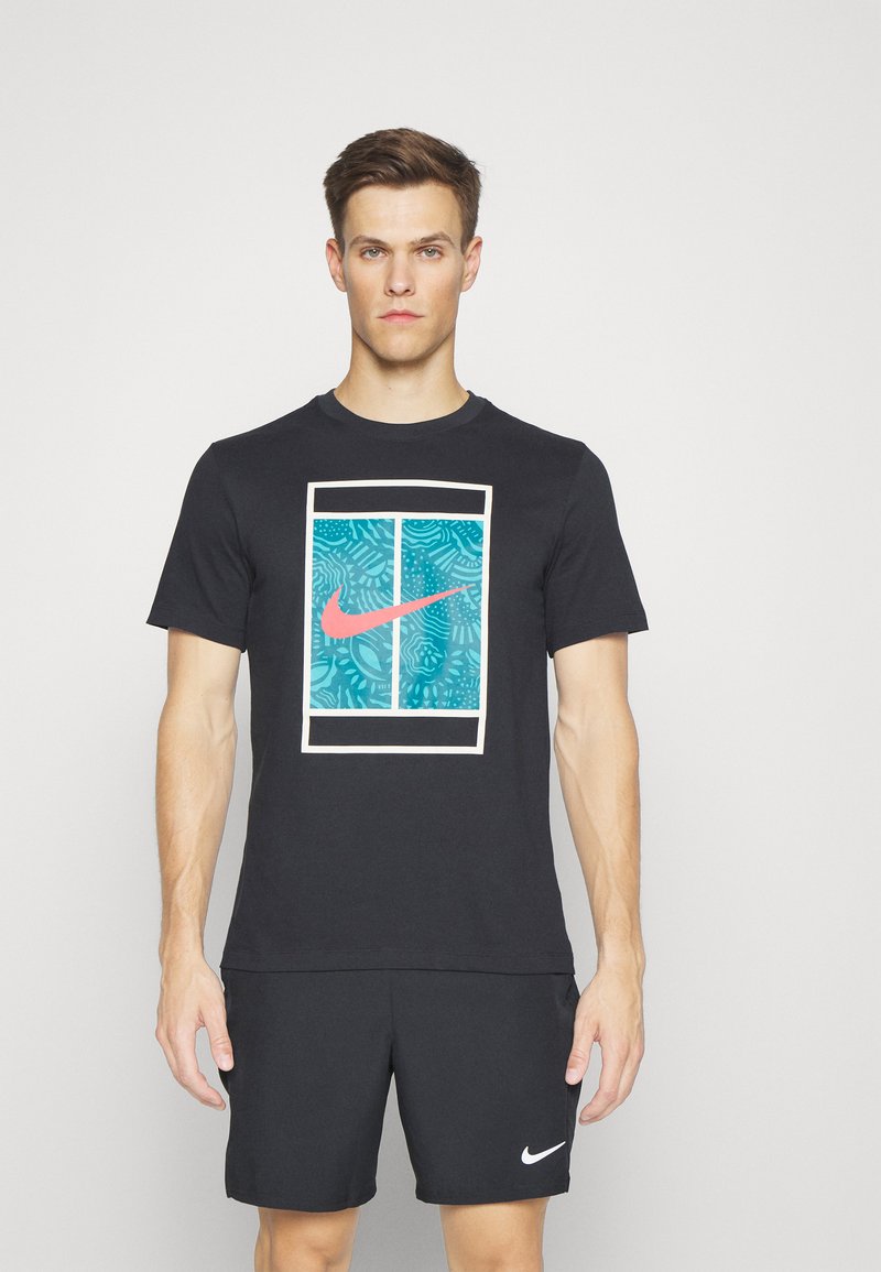 Nike Performance Tee Court Sport T Shirt Black Zwart Zalando Nl