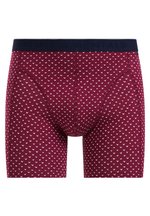 WE Fashion MET DESSIN - Shorty - red/rouge foncé chiné - ZALANDO.BE