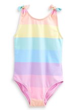 Next TIE SHOULDER SWIMSUIT - Plavky - multi stripe/růžová - Zalando.cz
