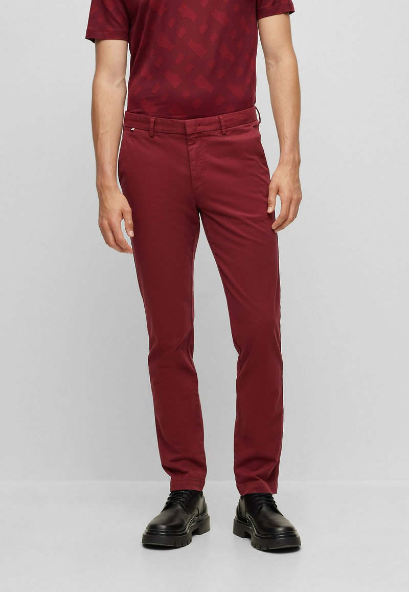 BOSS KAITO - Chinos - dark red two/dark red - Zalando.co.uk