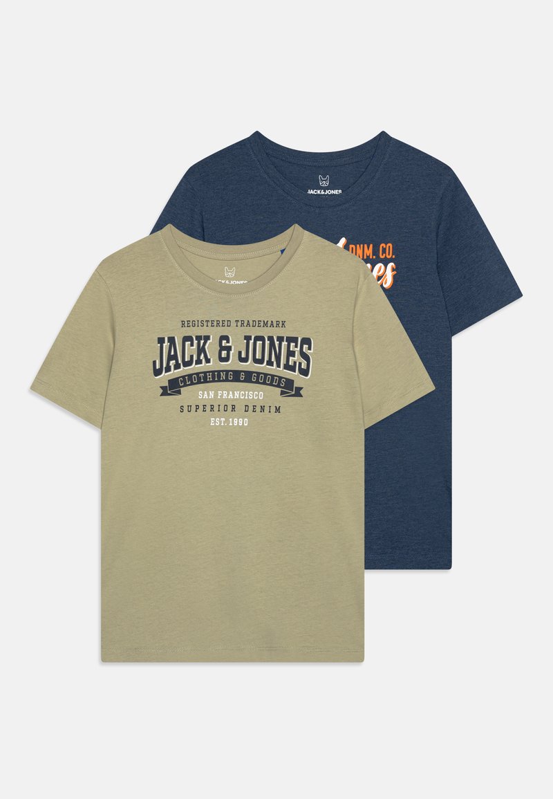 Jack & Jones Junior JJELOGO - T-shirt z nadrukiem/jasnozielony - Zalando.pl