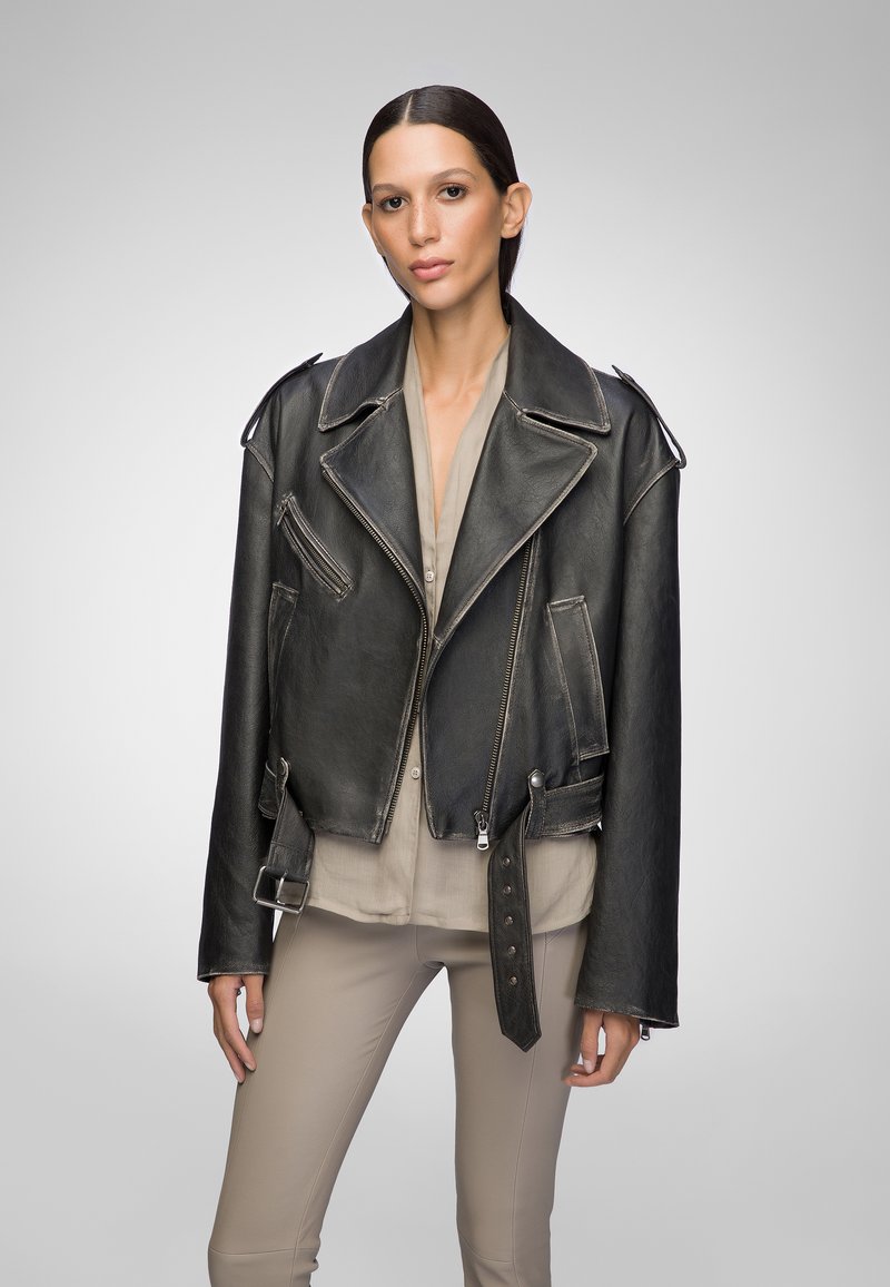 VSP Leren jas - black/zwart - Zalando.nl