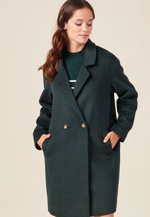 Cache Cache MIT KNÖPFEN - Abrigo clásico - vert canard/verde jaspeado ...