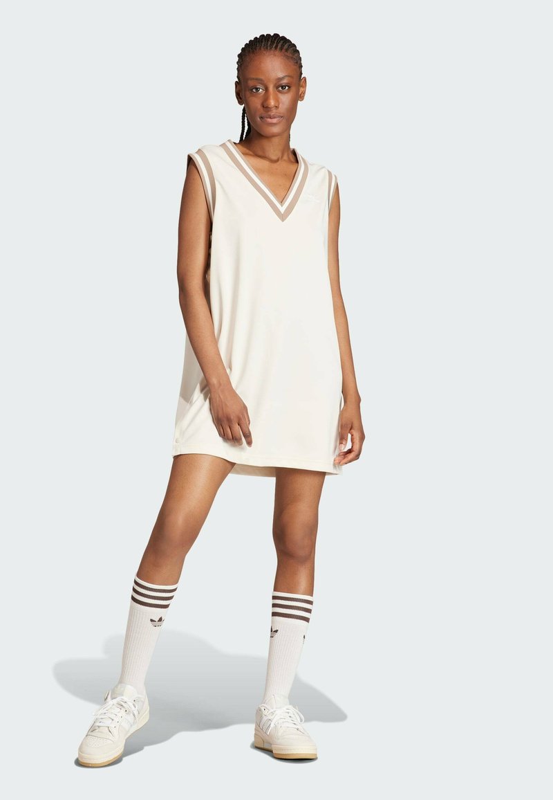 adidas Originals ADIBREAK - Robe en jersey - white/blanc - ZALANDO.FR