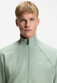BOSS JOIN SKAZ - Zip-up sweatshirt - open green seventeen/green - Zalando