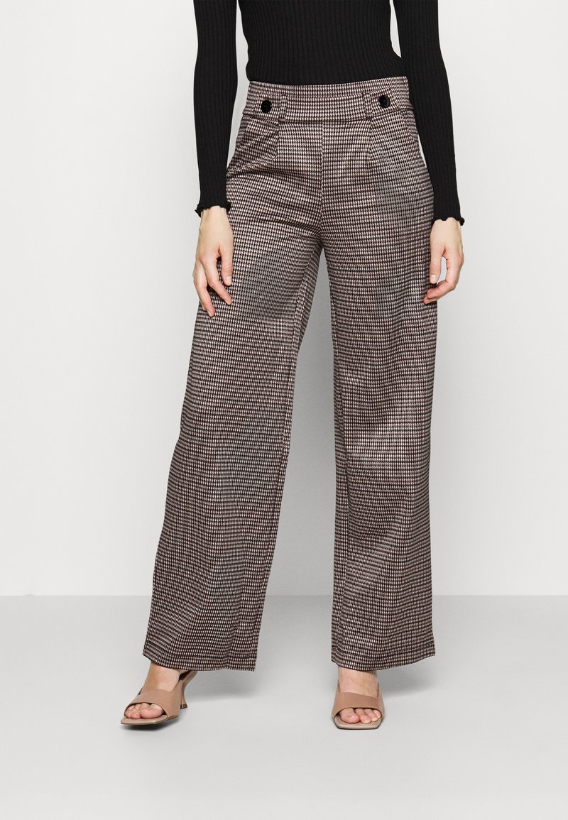 JDY Tall JDYGEGGO MIA LONG CHECK PANT - Pantalones - winetasting ...