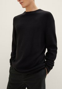 TOM TAILOR BASIC - Strickpullover - black/schwarz - Zalando.at