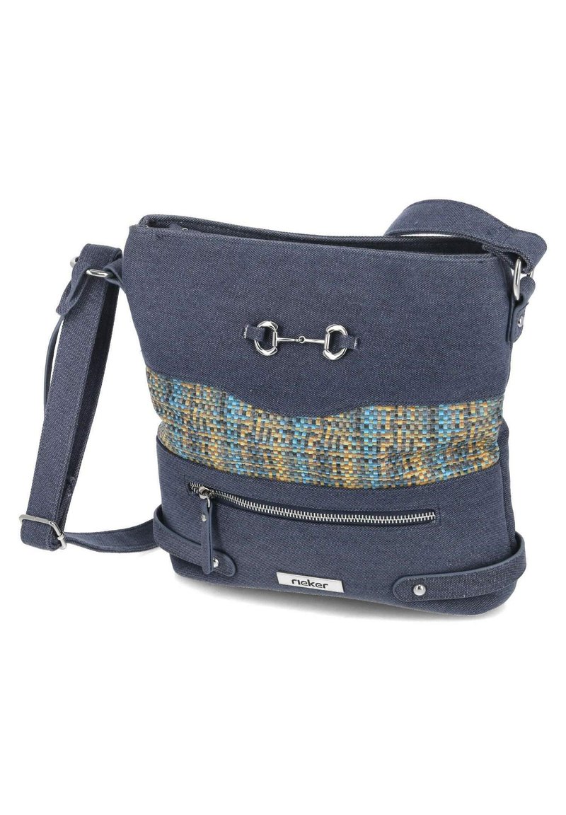 Rieker Across body bag - blau/blue - Zalando