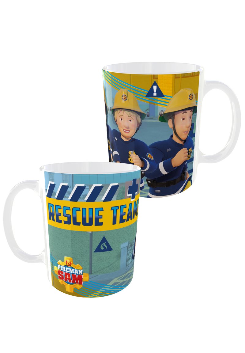 Fireman Sam TASSE-RESCUE TEAM-KAFFEE BECHER - Drink bottle - mehrfarbig ...