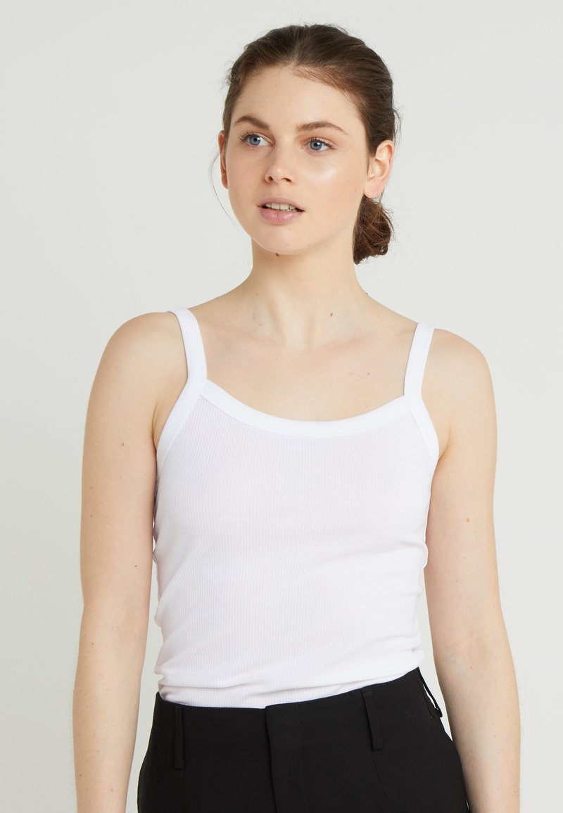 Filippa K FINE SINGLET Toppi White valkoinen Zalando fi filippa-k-fine-singlet-toppi-white-valkoinen-zalando-fi