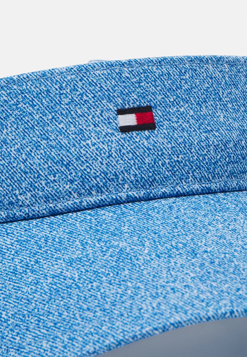 Tommy Hilfiger SMALL FLAG VISOR - Cap - denim light/light-blue denim - Zalando.ie