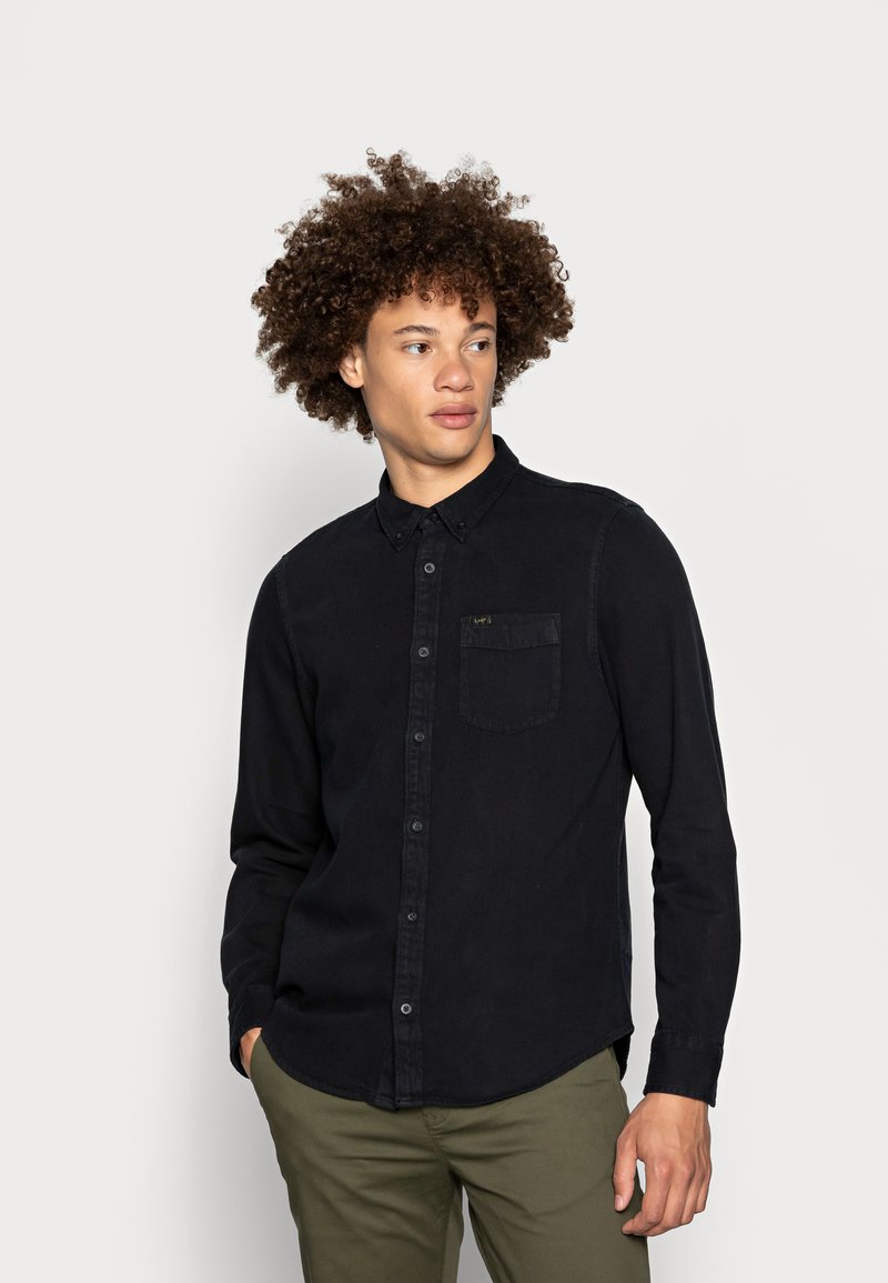 Lee BUTTON DOWN - Ing - black/fekete - Zalando.hu